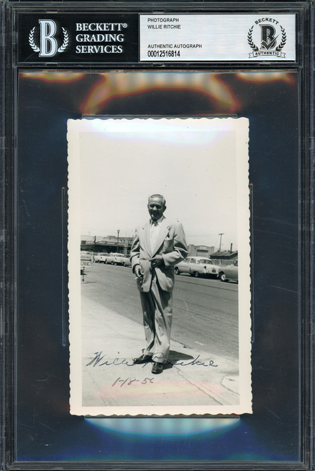 Willie Ritchie Autographed 3.5x5.5 Photo Lightweight Champion Vintage ...