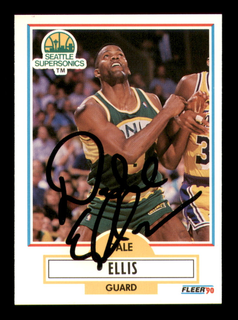 Dale Ellis Autographed 1990-91 Fleer Card #177 Seattle Supersonics SKU ...