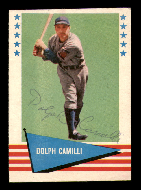 Dolph Camilli Autographed 1961 Fleer Card #97 Brooklyn Dodgers SKU ...