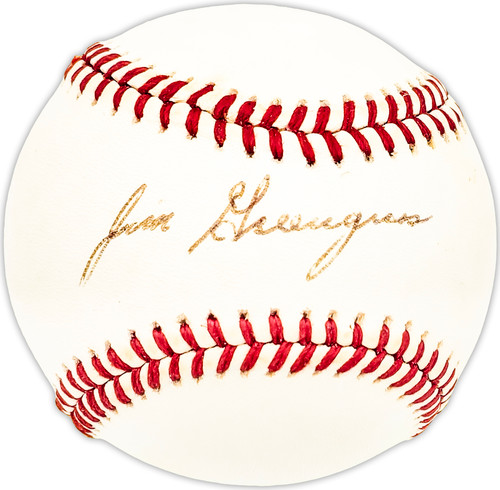 Jim Greengrass Autographed Official NL Baseball Cincinnati Reds ...