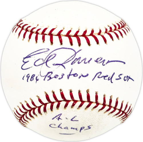 Ed Romero Autographed Official MLB Baseball Boston Red Sox "1986 AL ...
