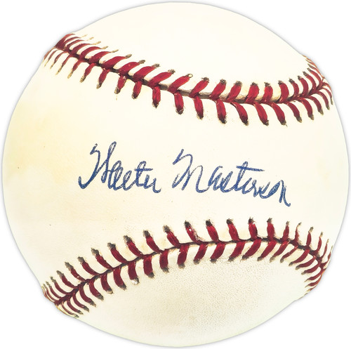 Walter Masterson Autographed Official AL Baseball Boston Red Sox ...