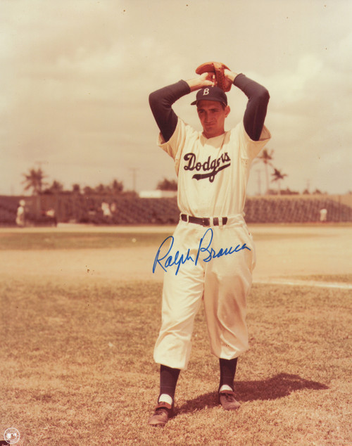 Ralph Branca Autographed 8x10 Photo Brooklyn Dodgers SKU #230311 - Mill ...