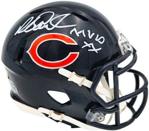 Richard Dent Autographed Chicago Bears Blue Speed Mini Helmet "MVP XX ...