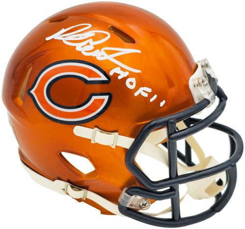 Richard Dent Autographed Chicago Bears Flash Orange Speed Mini Helmet ...