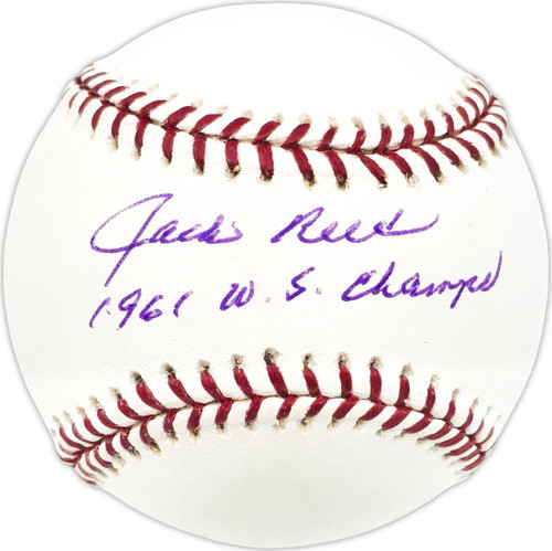 Jack Reed Autographed Official MLB Baseball New York Yankees "1961 WS ...