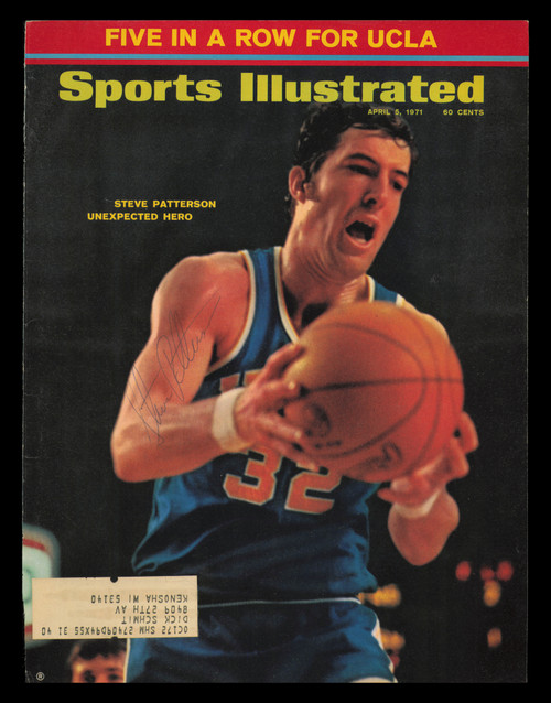 Steve Patterson Autographed Sports Illustrated Cover UCLA SKU #238096 ...