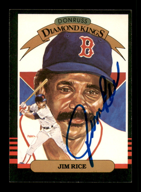 Jim Rice Autographed 1985 Donruss Card #15 Card Boston Red Sox SKU ...