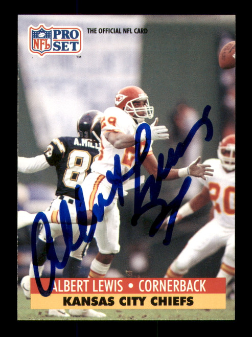 Albert Lewis Autographed 1991 Pro Set Card #183 Kansas City Chiefs SKU ...