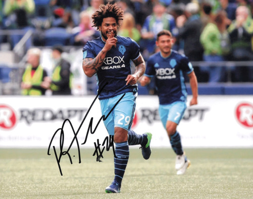 Roman Torres Autographed 8x10 Photo Seattle Sounders SKU #244188 - Mill ...