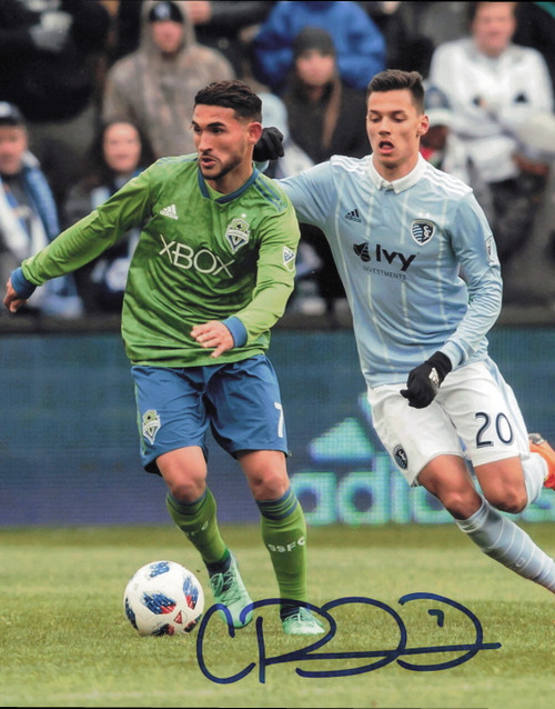 Cristian Roldan Autographed 8x10 Photo Seattle Sounders SKU #244428 ...