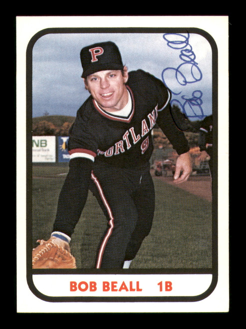 Bob Beall Autographed 1981 TCMA Card #7 Portland Beavers SKU #248207 ...