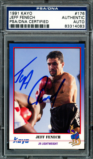 Jeff Fenech Autographed 1991 Kayo Card #176 PSA/DNA #83314083 - Mill ...