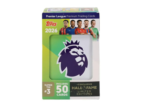 2025-26 Topps English Premier League Soccer Super Tin - Mill Creek Sports