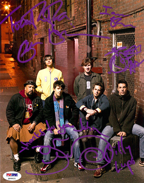 Jason Mraz & Band Autographed 8x10 Photo PSA/DNA #Q06621 - Mill Creek ...