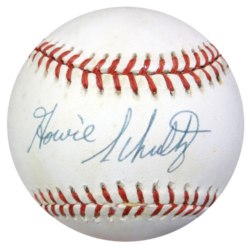 Howie Schultz Autographed Official AL Baseball Brooklyn Dodgers PSA/DNA ...