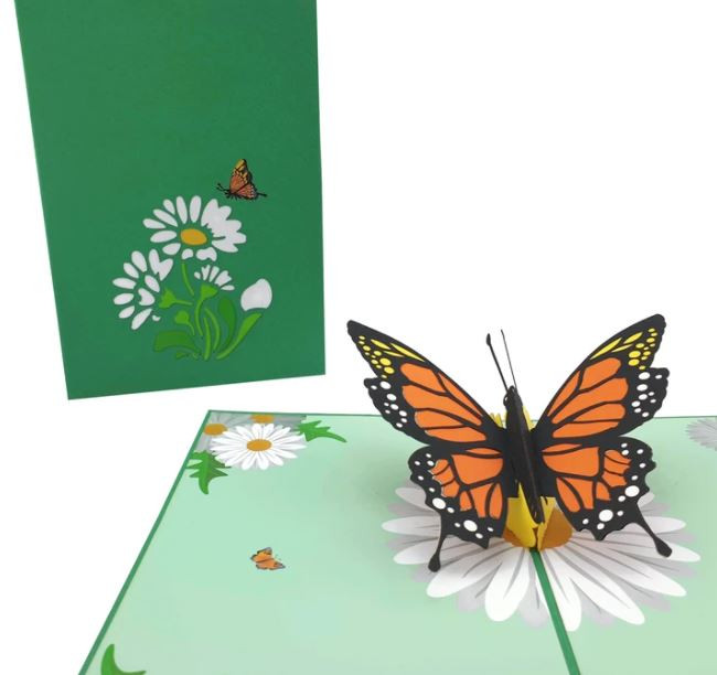Pop Up Card | Butterfly Garden - 3D Card