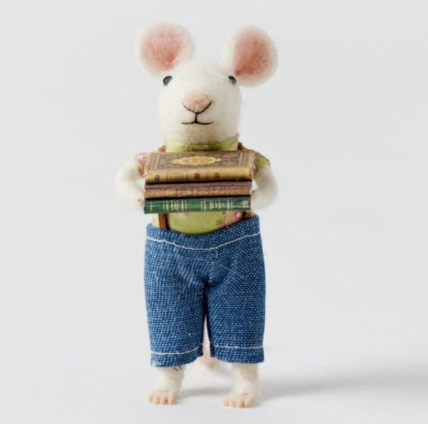 Rosie Felt Mouse | Gifts for Book Lovers