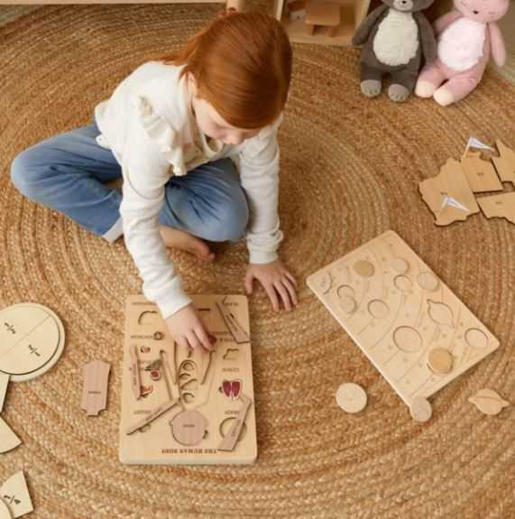Wooden Human Body Puzzle