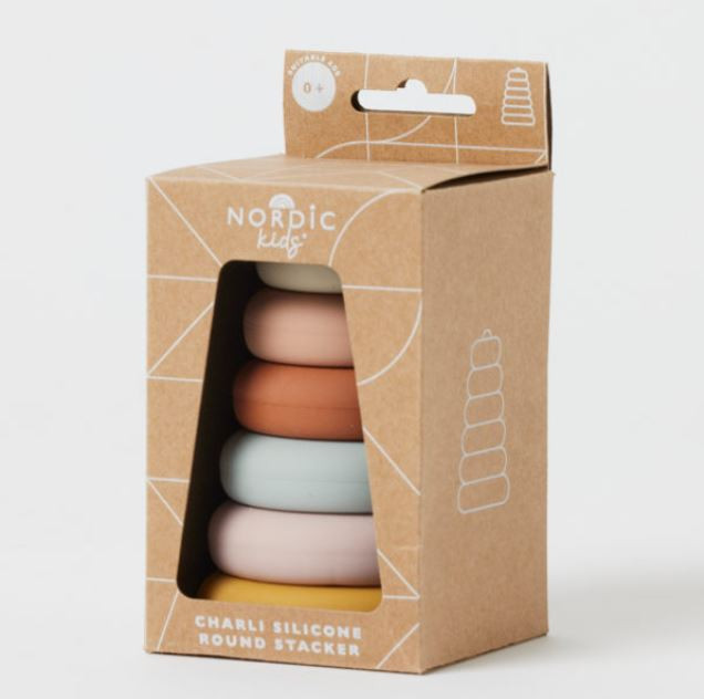 Charli Silicone Round Stacker - Gifts for Baby