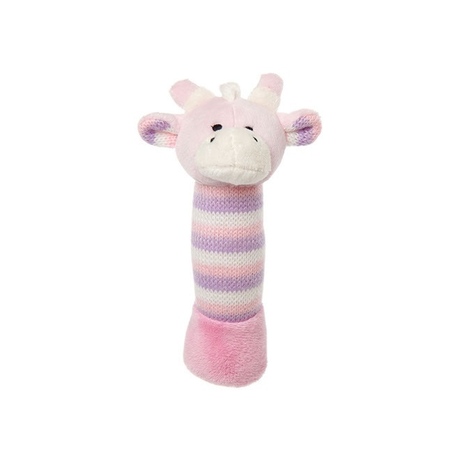 Baby Rattle Thomas Giraffe Hand Rattle Light Pink Rattle