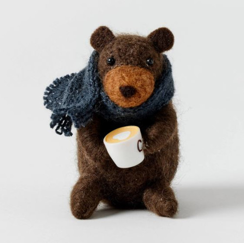 Handcrafted Felt Bear - Bubbles - Gift Ideas