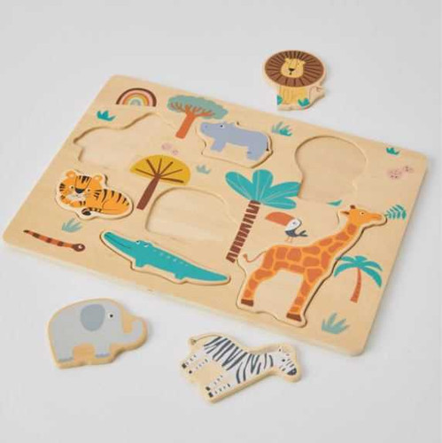 Wooden Zoo Animal Puzzle