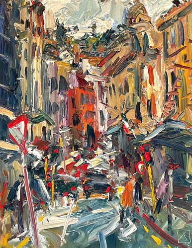Moray Place & Burlington St, P.M. 2025 - Susan Badcock Gallery