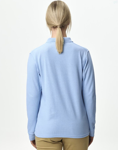 Adults' 240gsm Poly/Cotton Pique L/S Polo 53-PS12