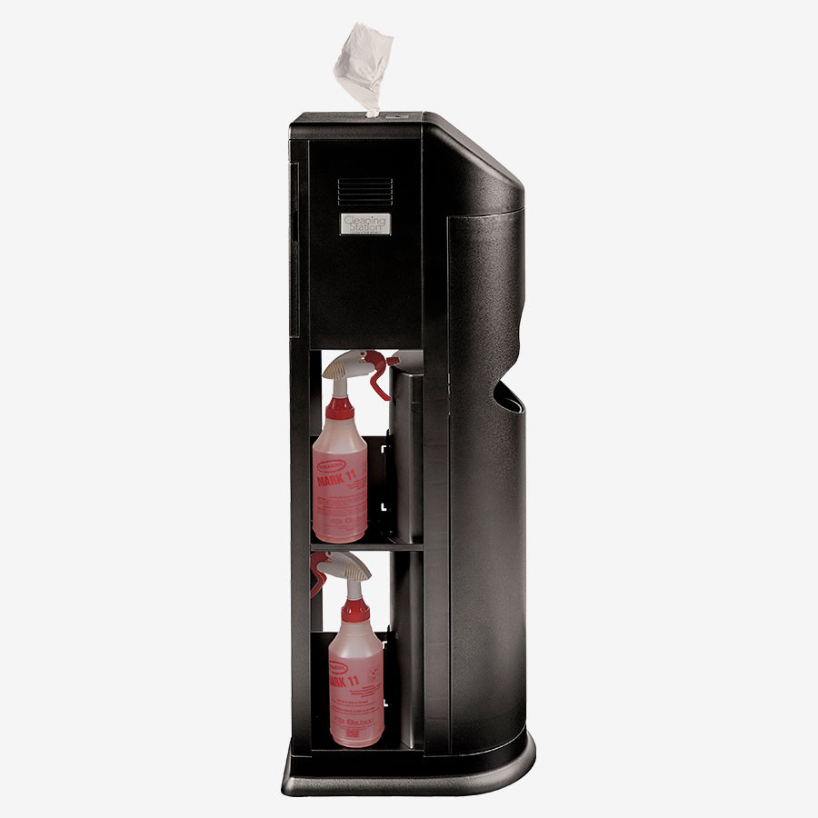 Gym Sanitizing Station | The Cleaning Station | Sanitizing Wipes Station