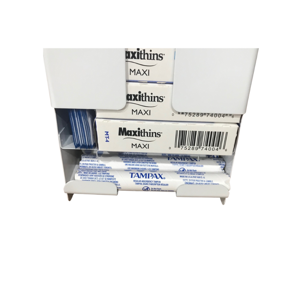 Easy, Versatile Installation: Tampon & Sanitary Napkin Dispenser