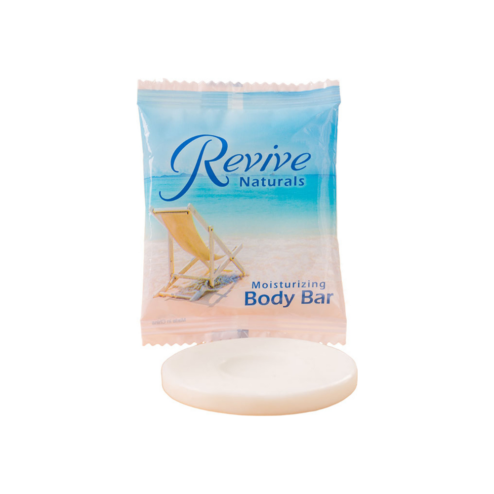 Revive Naturals 25g Hotel Body Bar | 500-Count Bulk Supply