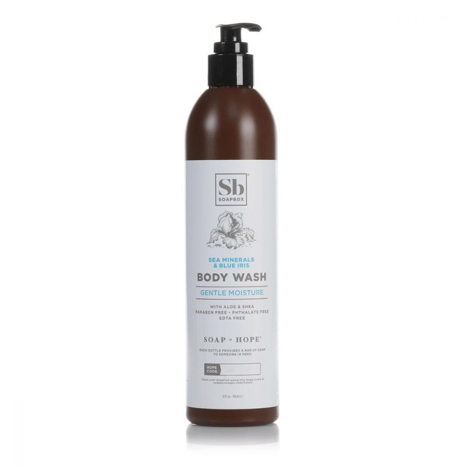 Soapbox Sea Minerals & Blue Iris Bath & Body Care with DoveLok Wall ...