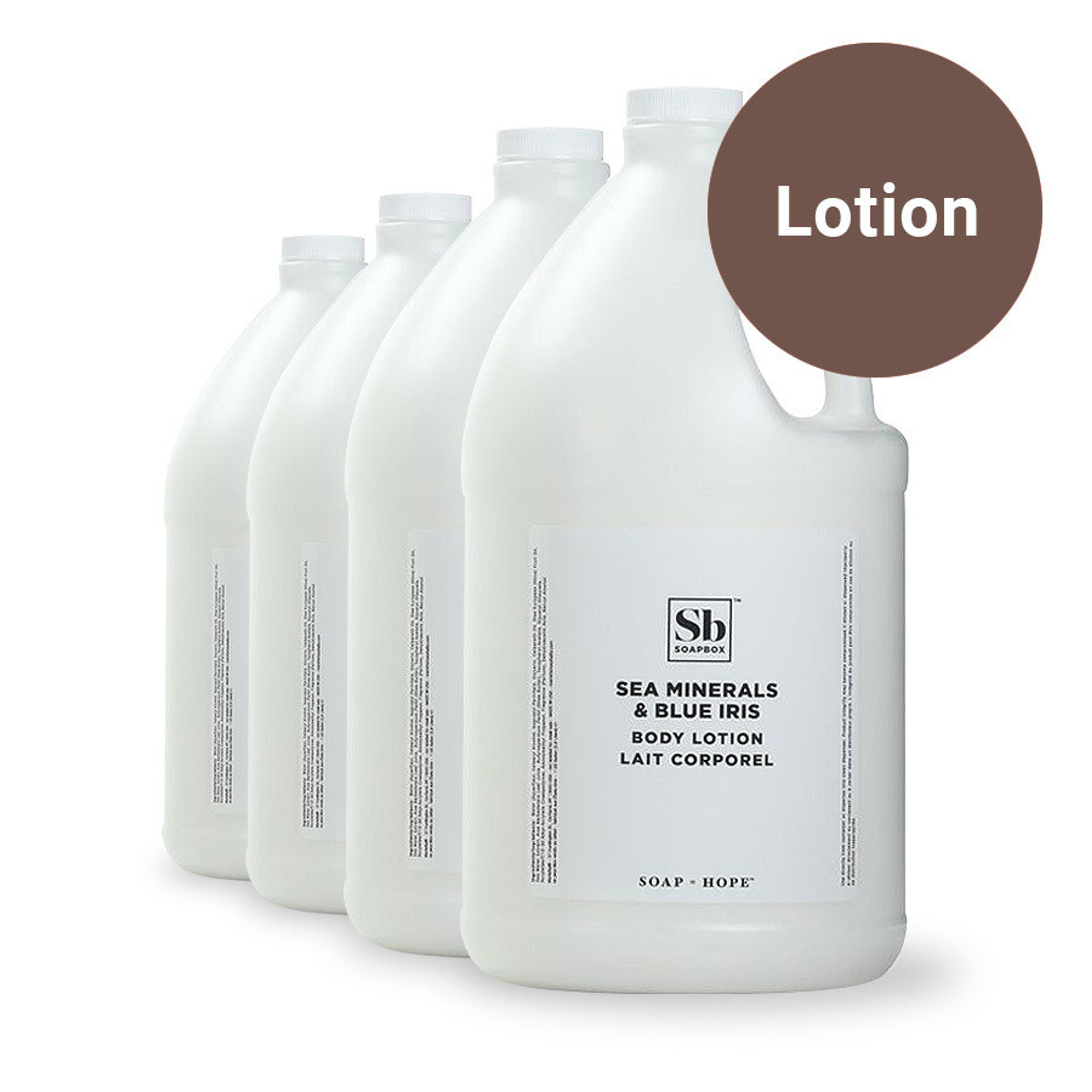 Soapbox Sea Minerals And Blue Iris Bulk Body Lotion