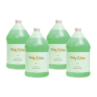 Body Eclipse Spa Mint Mouthwash: Alcohol-Free Freshness - 1 Gallon