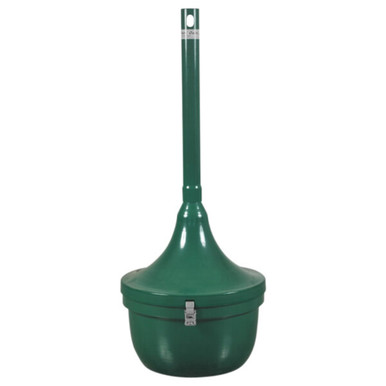 Fire-Safe Cigarette Receptacle with UV-Resistant Gloss Finish