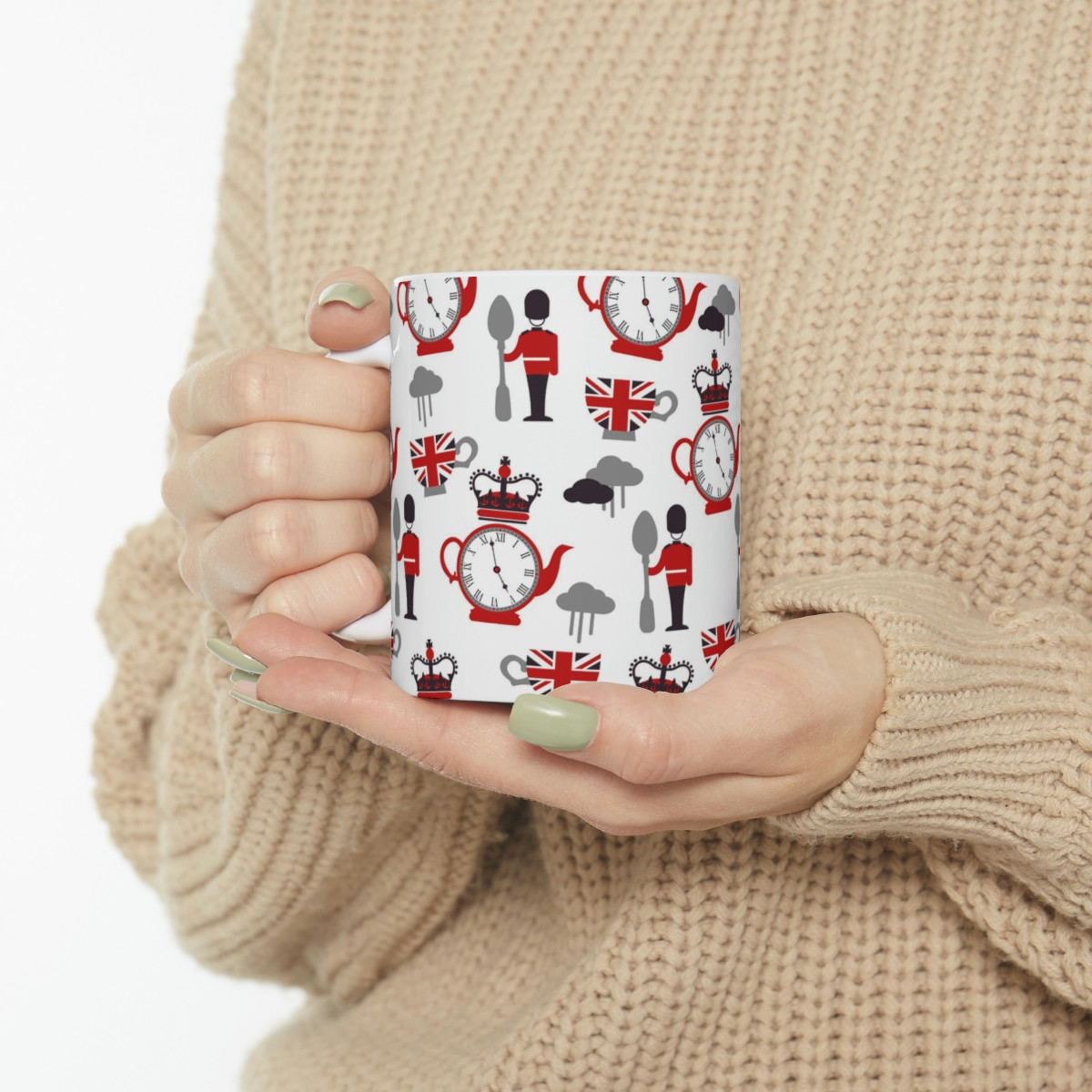 British Tea Time Ceramic Mug 11oz | British Food Depot