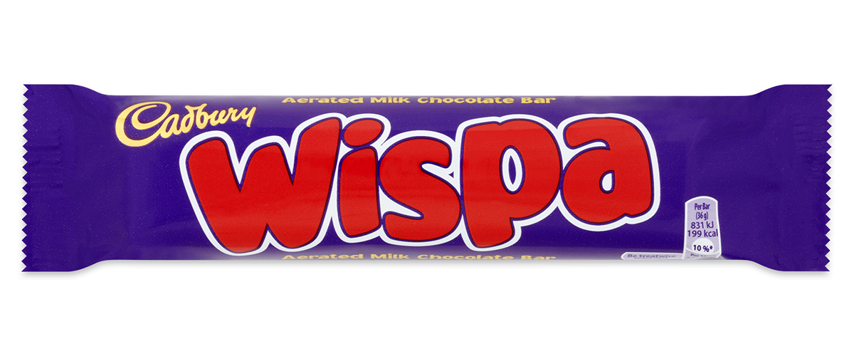 Wispa Bar 36g - Authentic British Bubbly Chocolate