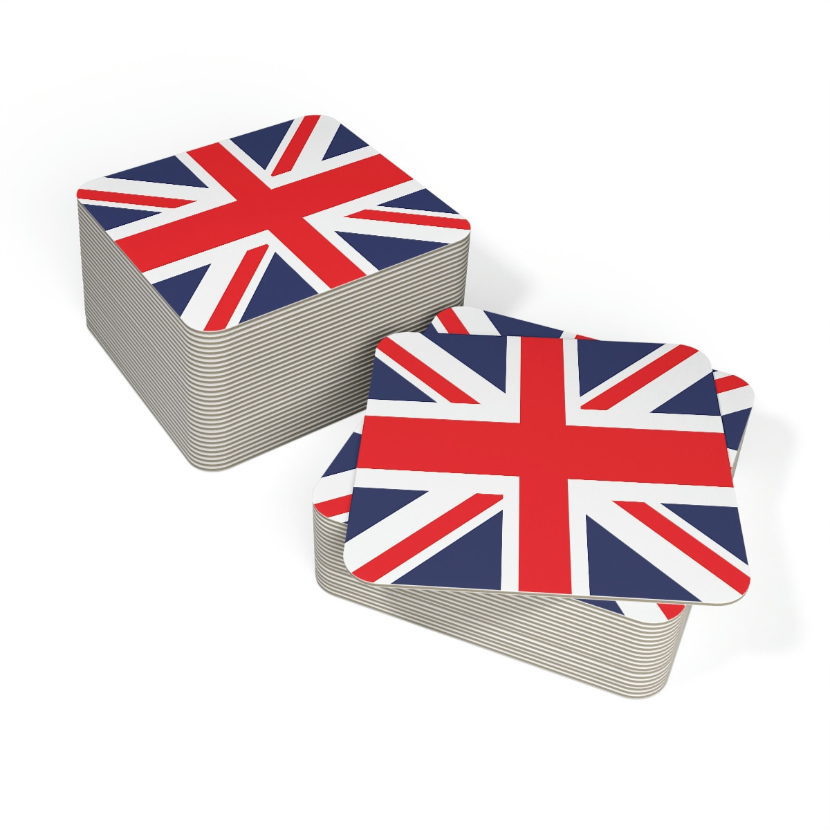 British Flag Coasters (50 or 100 pcs) - British Food Depot