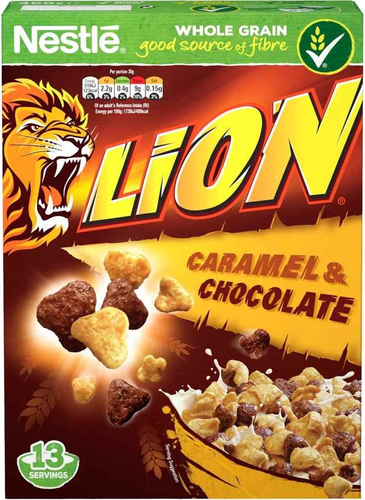 Nestle Lion Caramel & Chocolate Cereal 400g