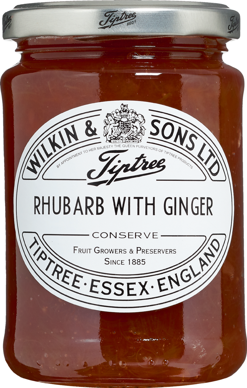 Tiptree Rhubarb & Ginger Conserve 340g x 6 - British Food Depot