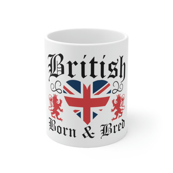 British Born Ceramic Mug 11oz - British Food Depot