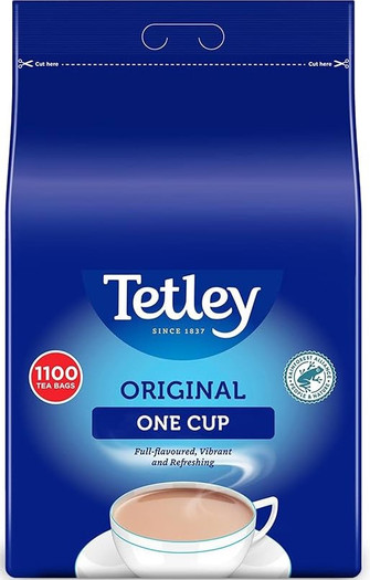 Tetley One Cup 1100 Tea Bags - British Tea Bulk Pack