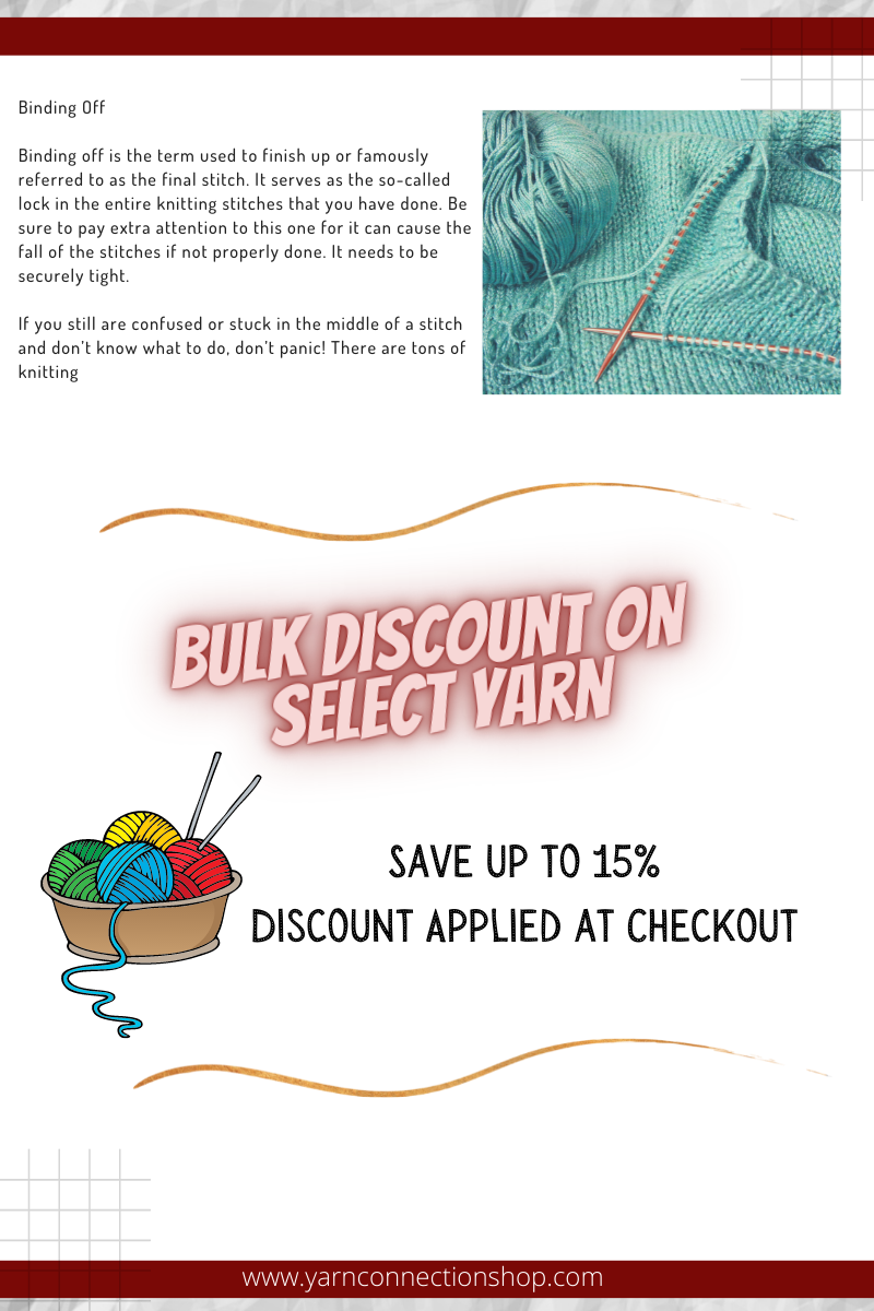 Getting Familiar with Knitting - Yarn Connection Shop, LLC