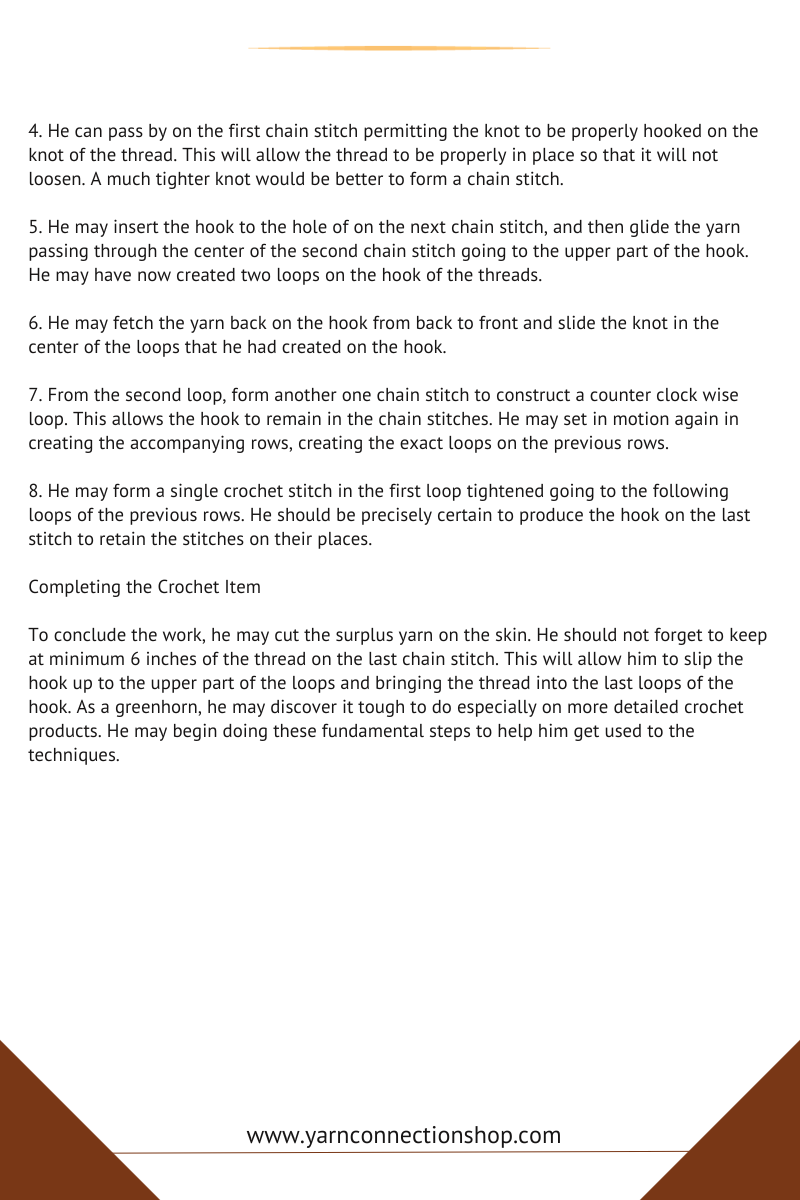 8 Tips for Crochet Beginners - Yarn Connection Shop, LLC