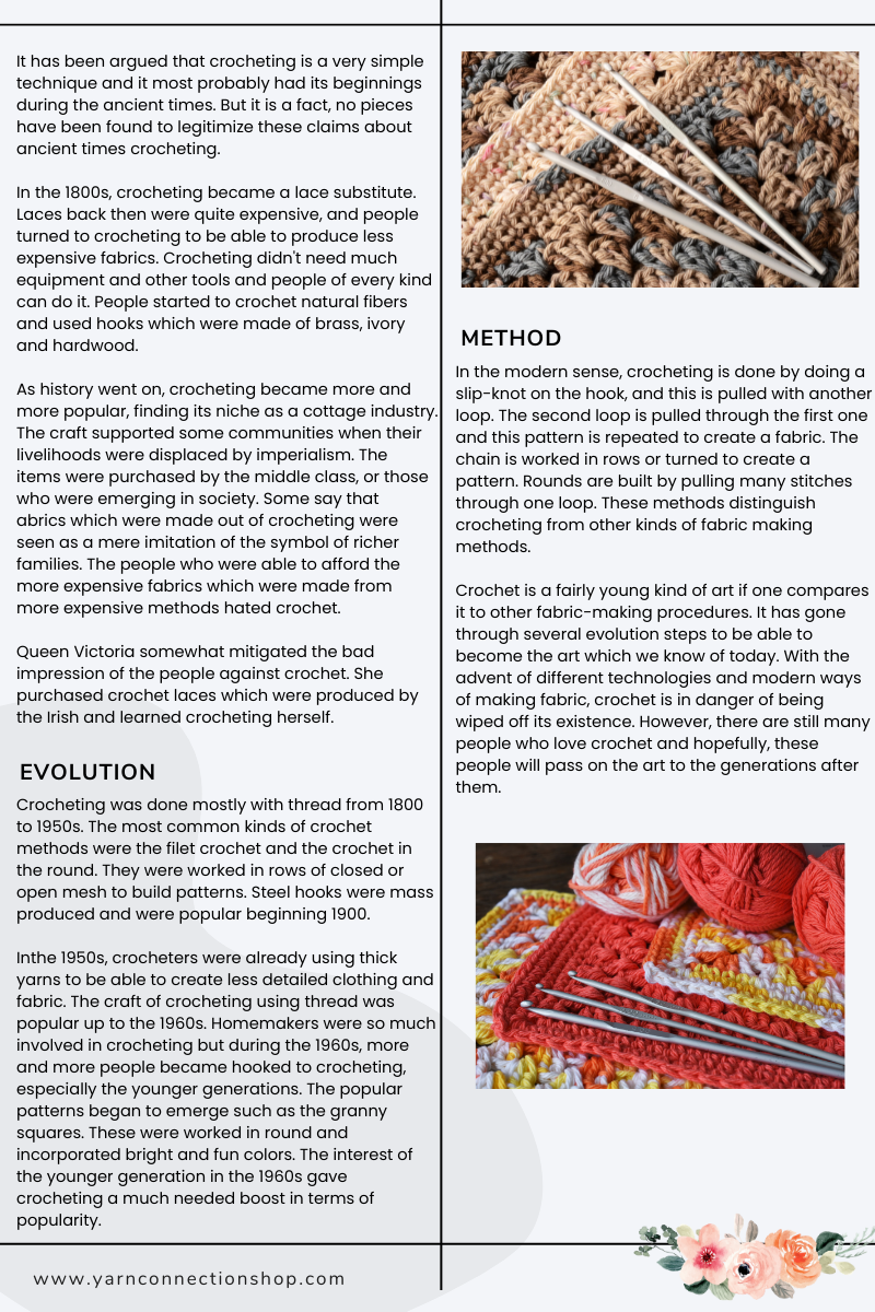 An Introduction to Crochet - Yarn Connection Shop, LLC