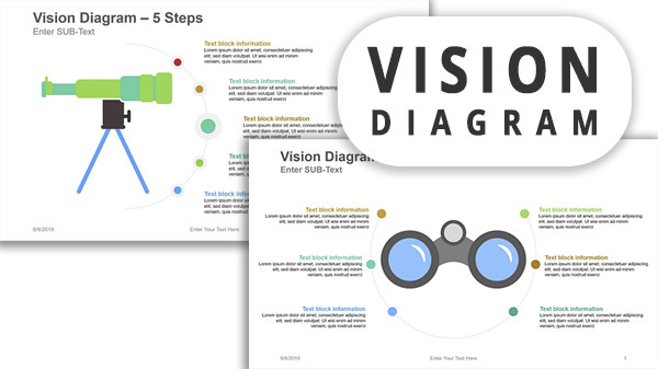 Industry and Design Slides - Slides Design - Vision Diagram - Slides365