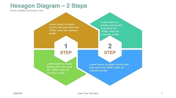 Hexagon Diagram- 2 Steps