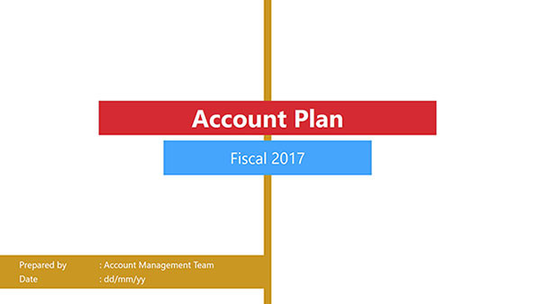 Account Plan Header 3 rectangles pasted on stick