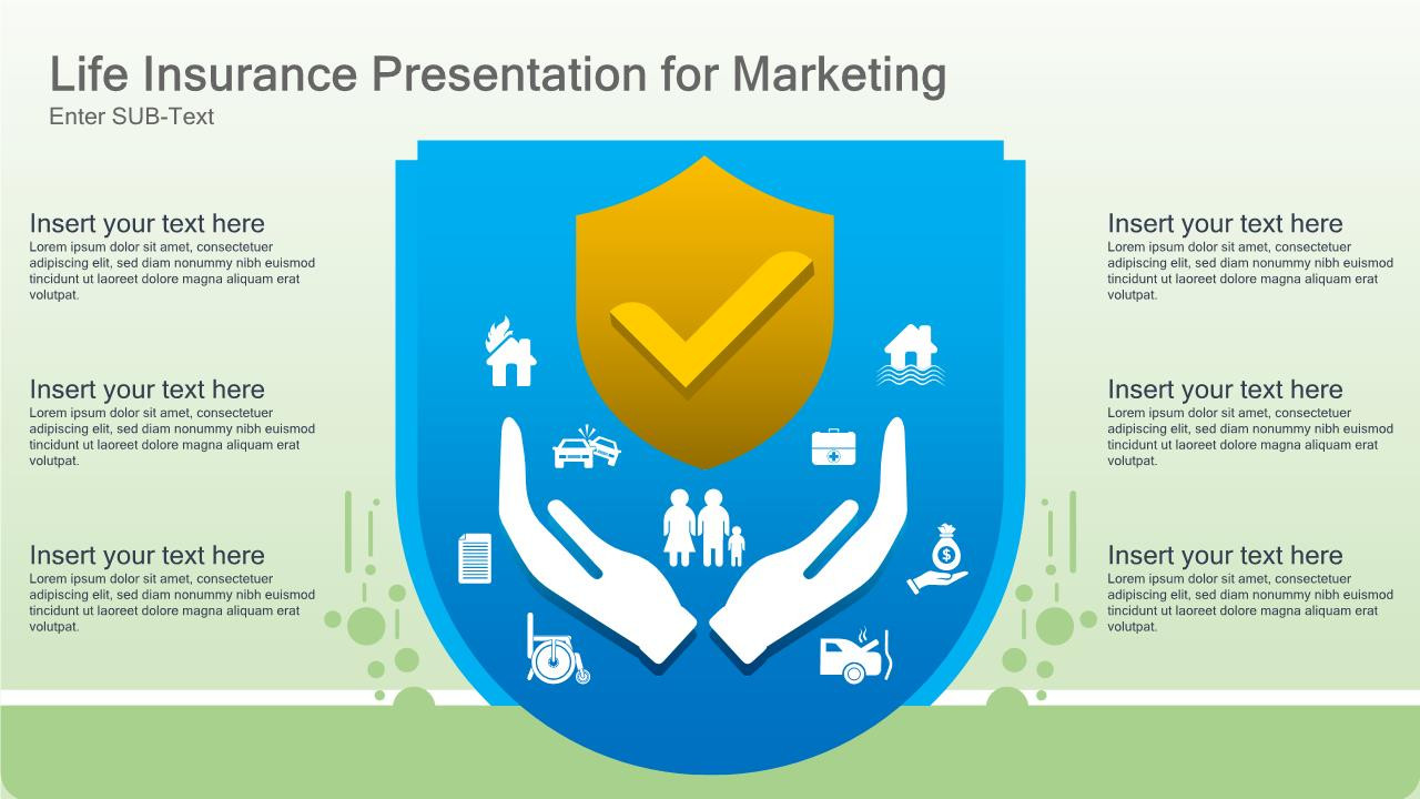 Life Insurance Marketing - Icons Highlight - 6 Steps